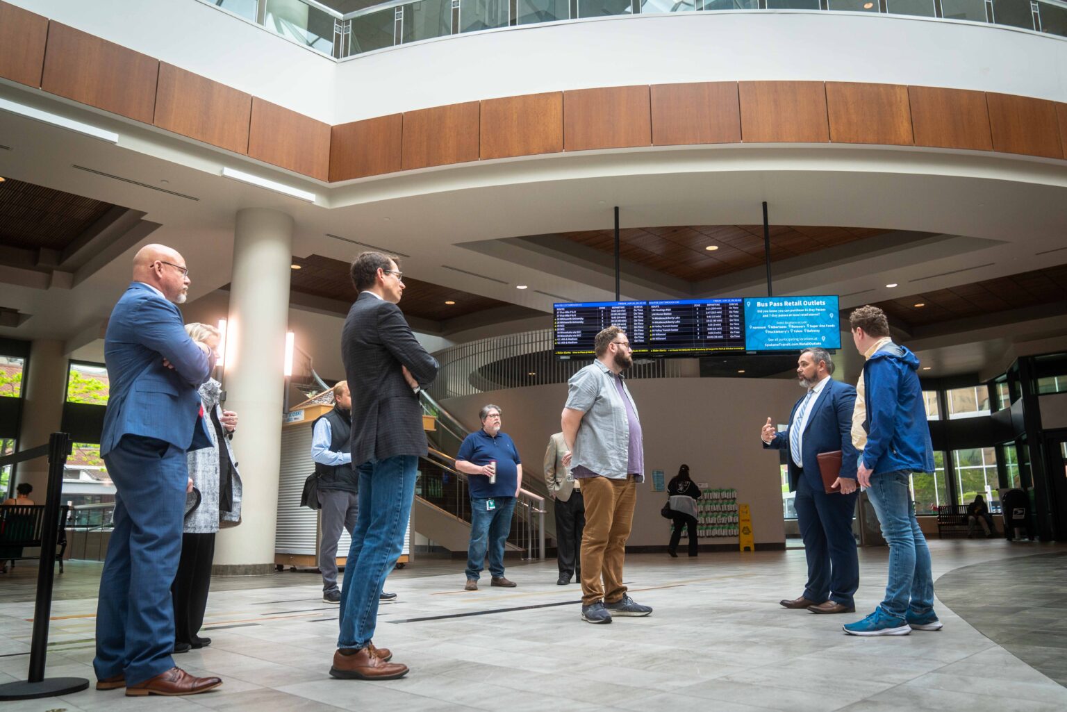 Senator Marko Liias visits Spokane Transit - Spokane Transit Authority
